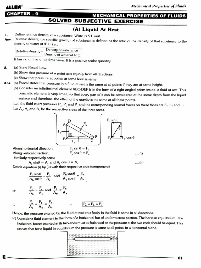 QnA Mech Prop Fluids | PDF