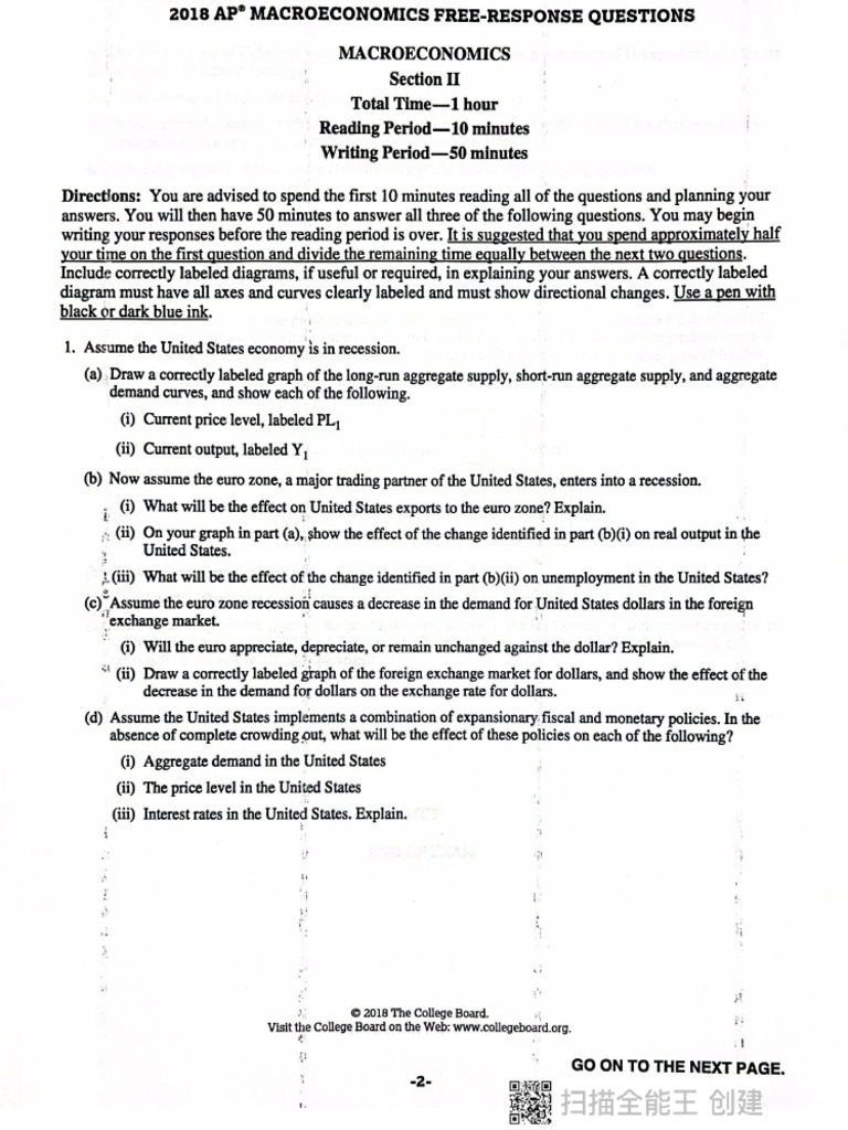 AP Macro 2018-2023 | PDF