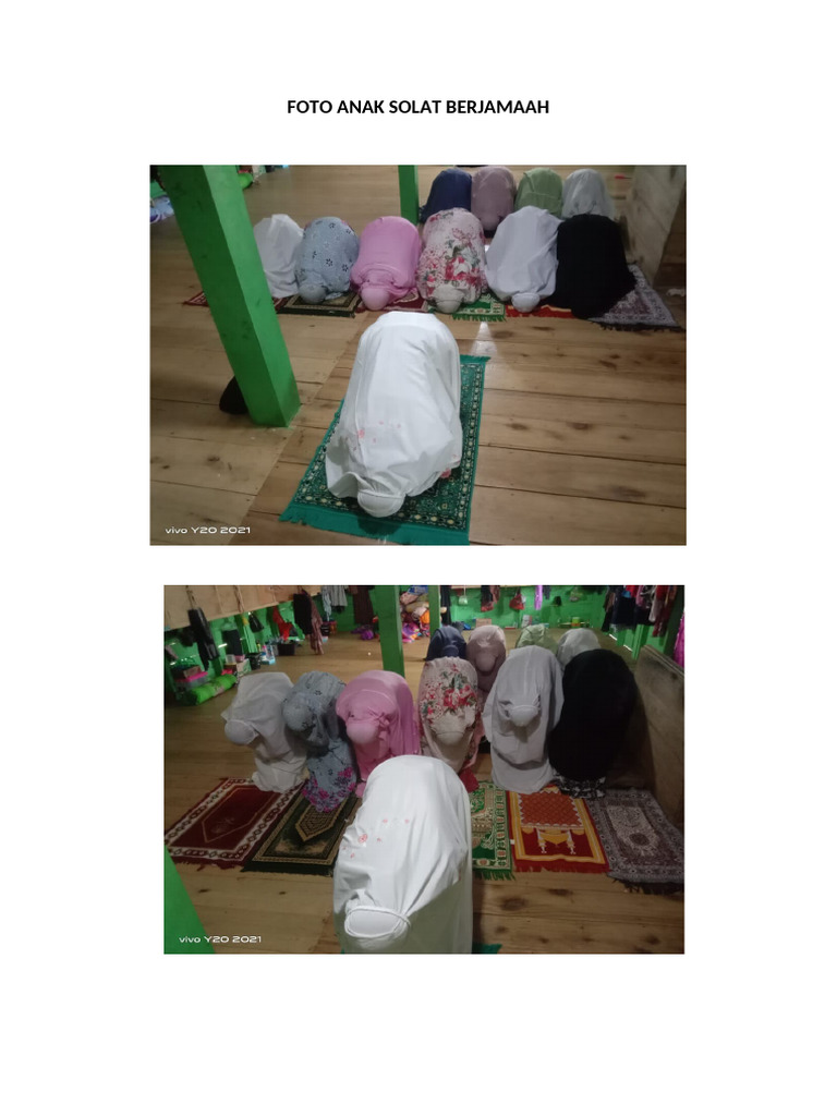 Foto Anak Solat Berjamaah | PDF