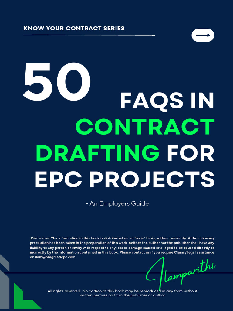 50 FAQS in Contract Drafting For EPC Projects | PDF | Employment | Arbitration
