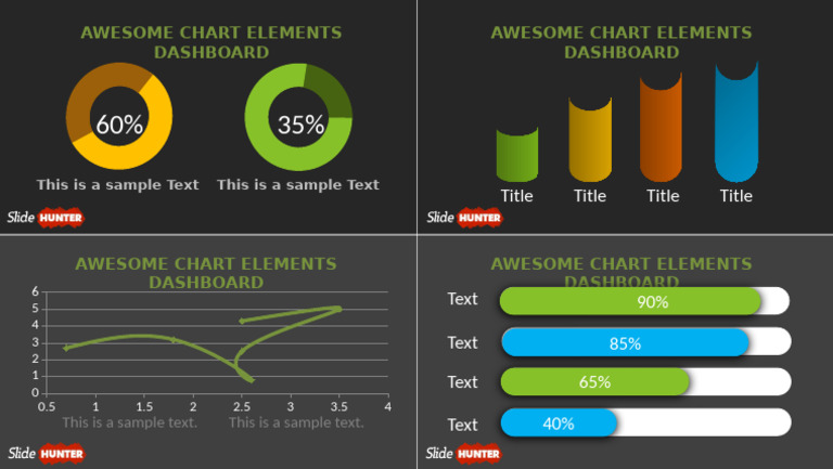 9058 Awesome Chart Elements Dashboard | PDF