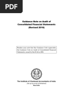 Guidance Notes On Cfs Issued by Icai | PDF | Audit | Consolidation ...