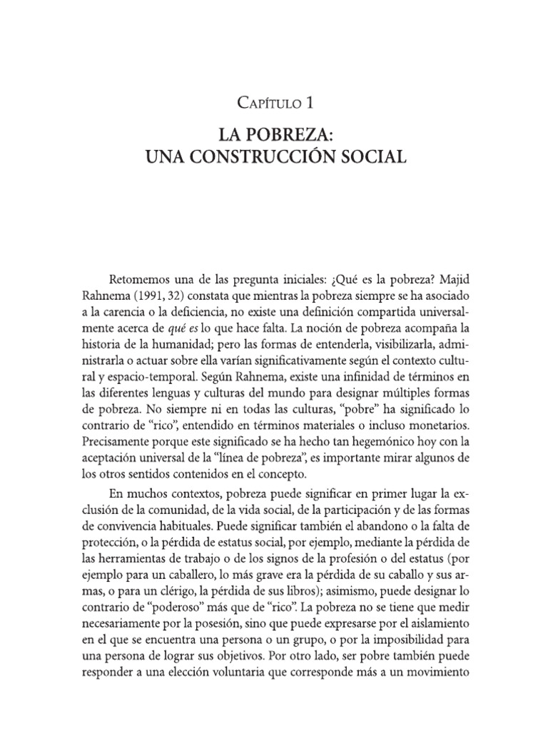 02 - Erradicar La Pobreza o Empobrecer Las Alternativas - Cap 1 | PDF