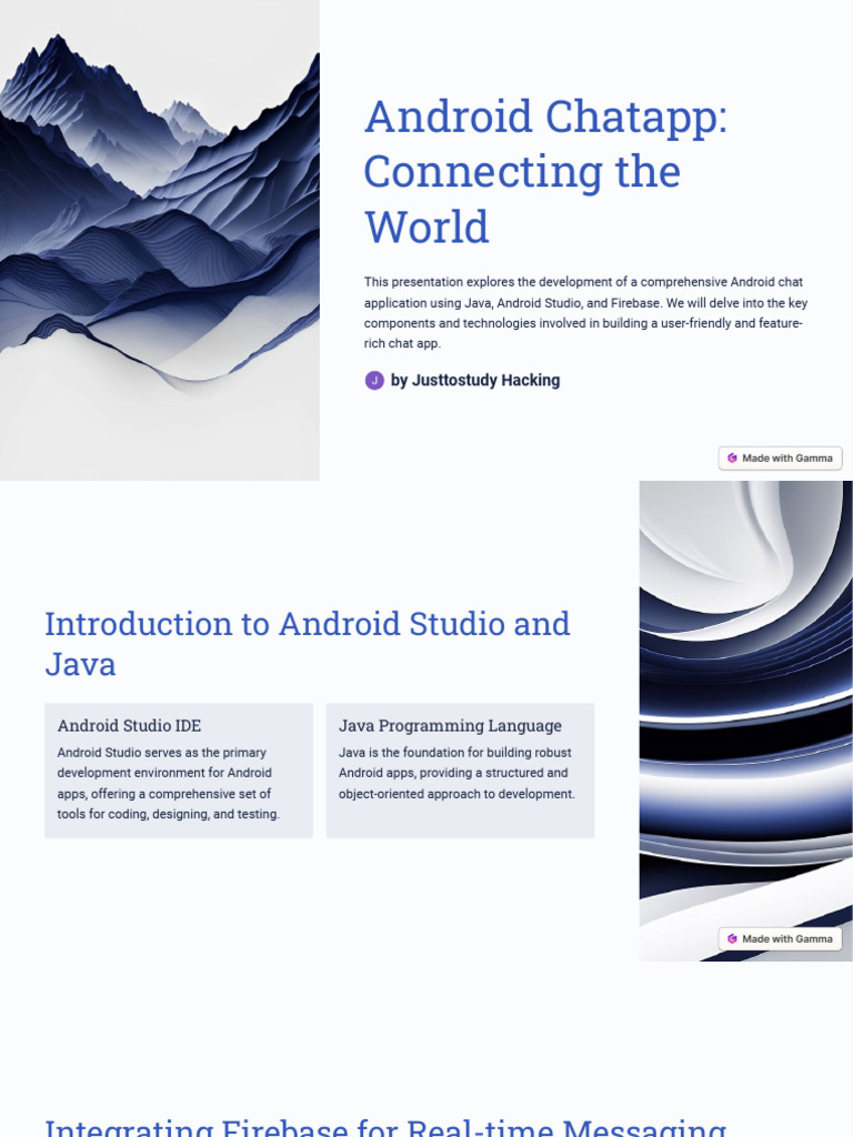 Android-Chatapp-Connecting-the-World | PDF | Mobile App | Android (Operating System)