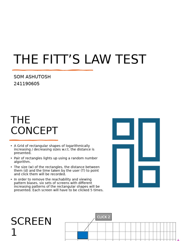 Fitts Law | PDF | Applied Mathematics | Algorithms