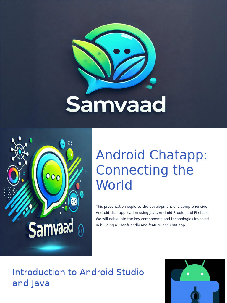 SAMVAAD CHATapp | PDF | Mobile App | Android (Operating System)