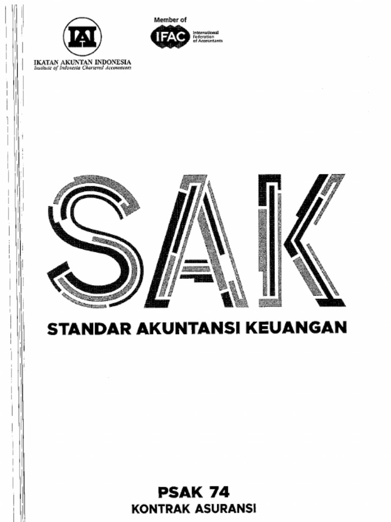 PSAK 74 (2025) - Kontrak Asuransi | PDF
