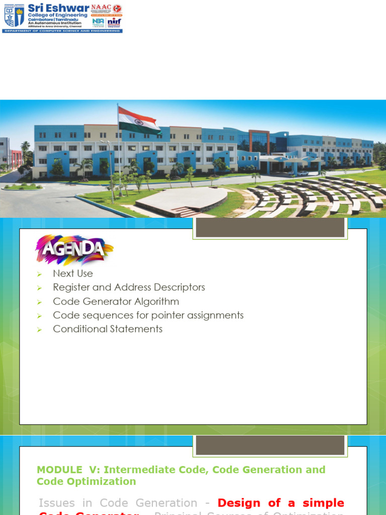 5.2 Design of A Simple Code Generator | PDF | Computer Engineering ...