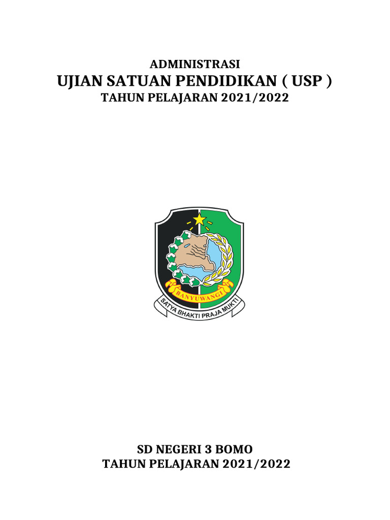Administrasi Ujian SD 2021/2022 | PDF