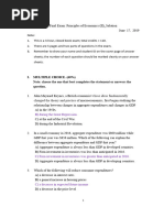 AP Macro Unit 4 MCQ Practice Test | PDF | Money Supply | Interest Rates