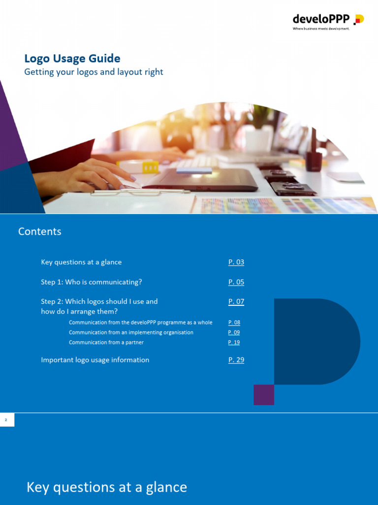 202307 develoPPP_Logo Usage Guide_EN | PDF | Logos