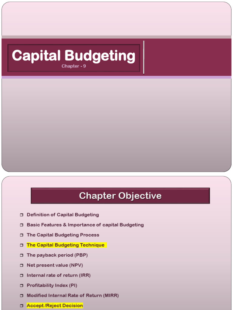 Capital Budgeting Spring 2024 | PDF | Capital Budgeting | Net Present Value