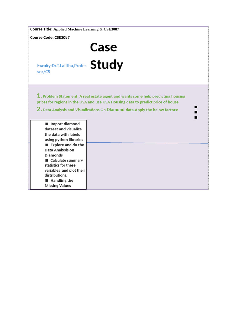 Case Study Applied ML | PDF