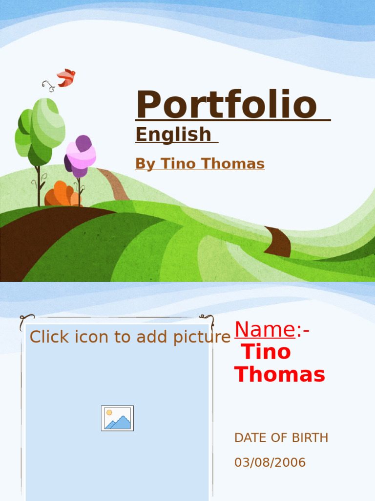 English Portfolio | PDF