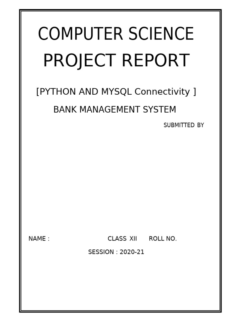 Bank Management | PDF | Databases | Gratitude