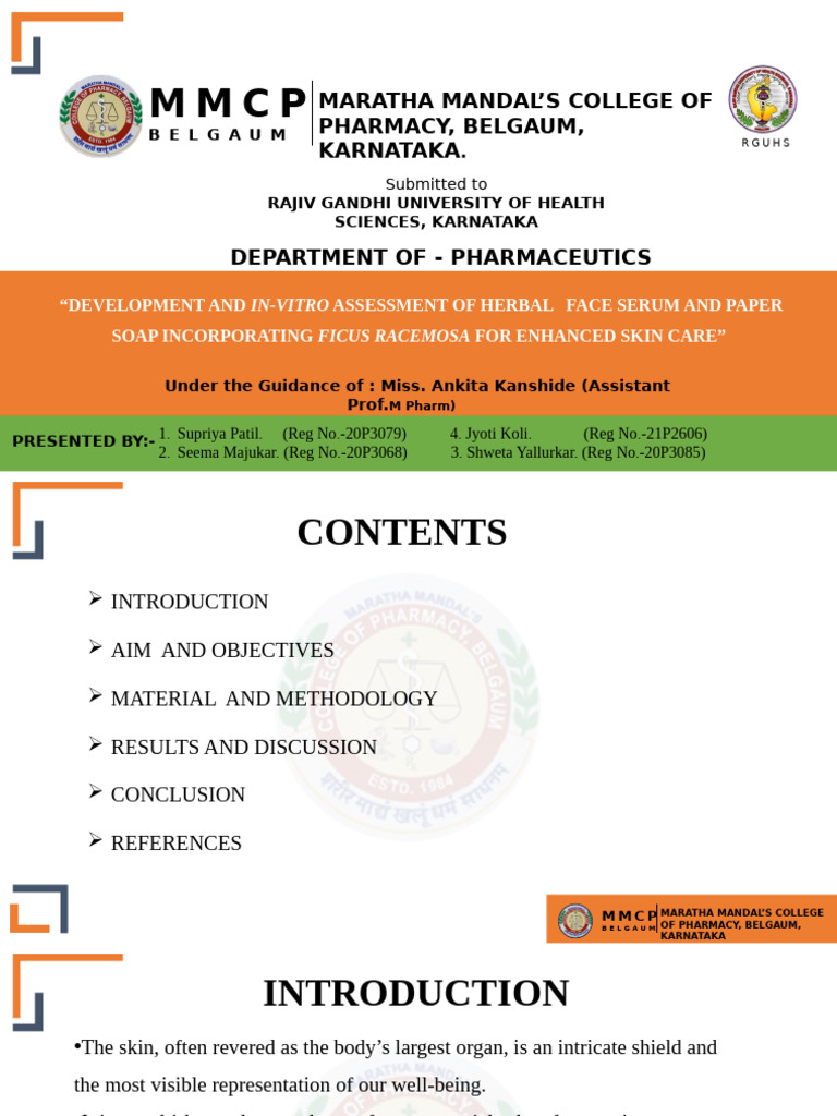 VIII Sem Project Work FINAL | PDF | Antimicrobial | Pharmacy