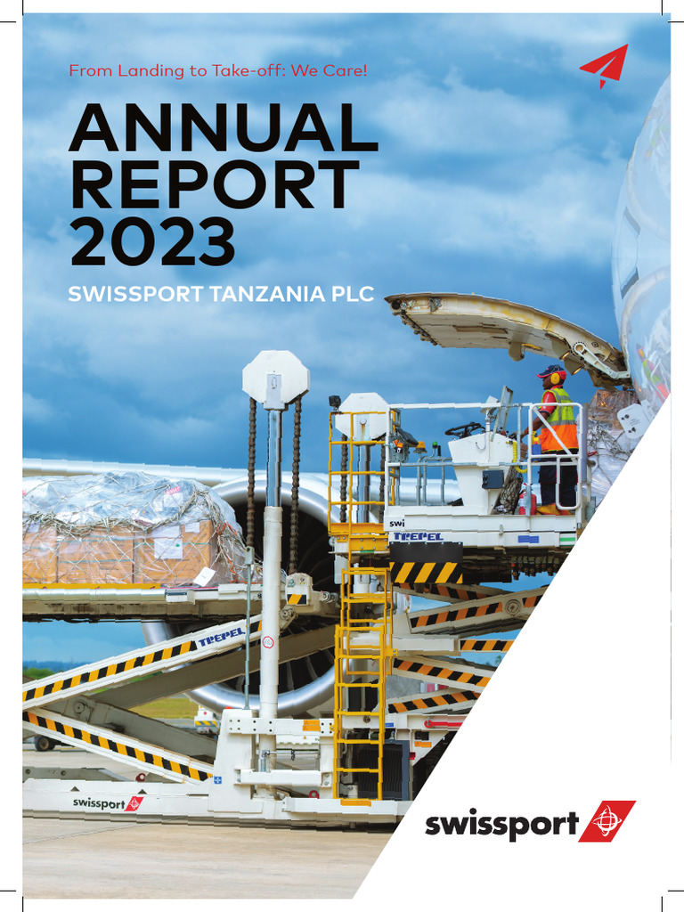 Swissport Tanzania Annual Report 2023 | PDF | Airlines | Airport Lounge