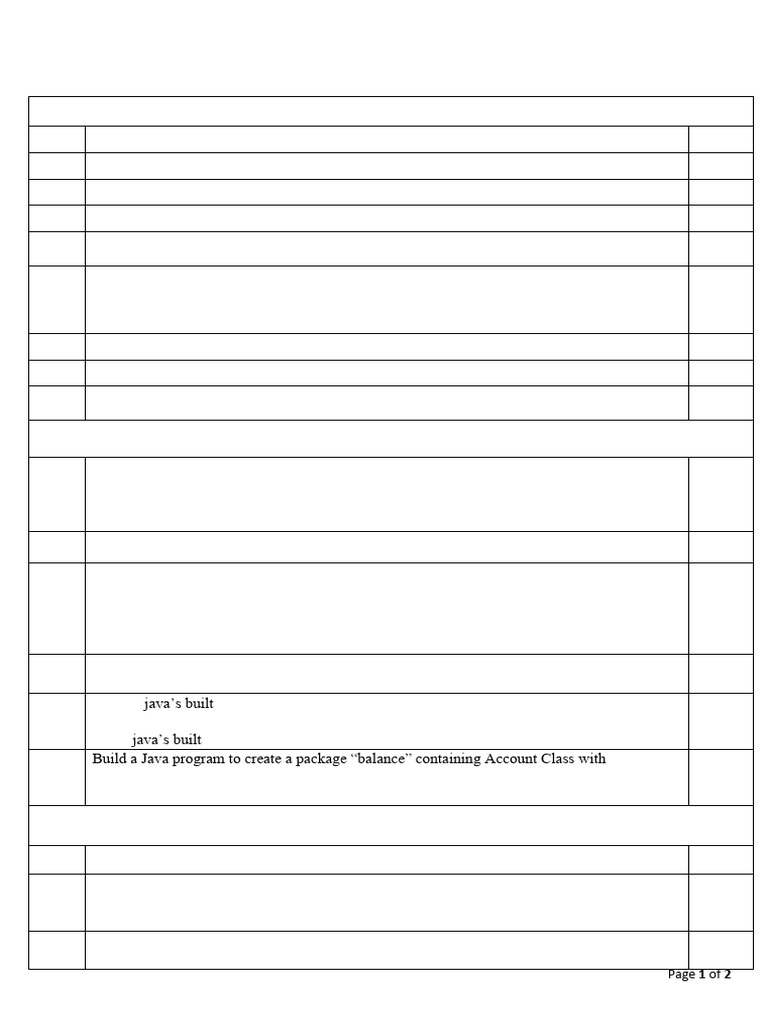 JAVA question bank-2 | PDF | Method (Computer Programming) | Class (Computer Programming)