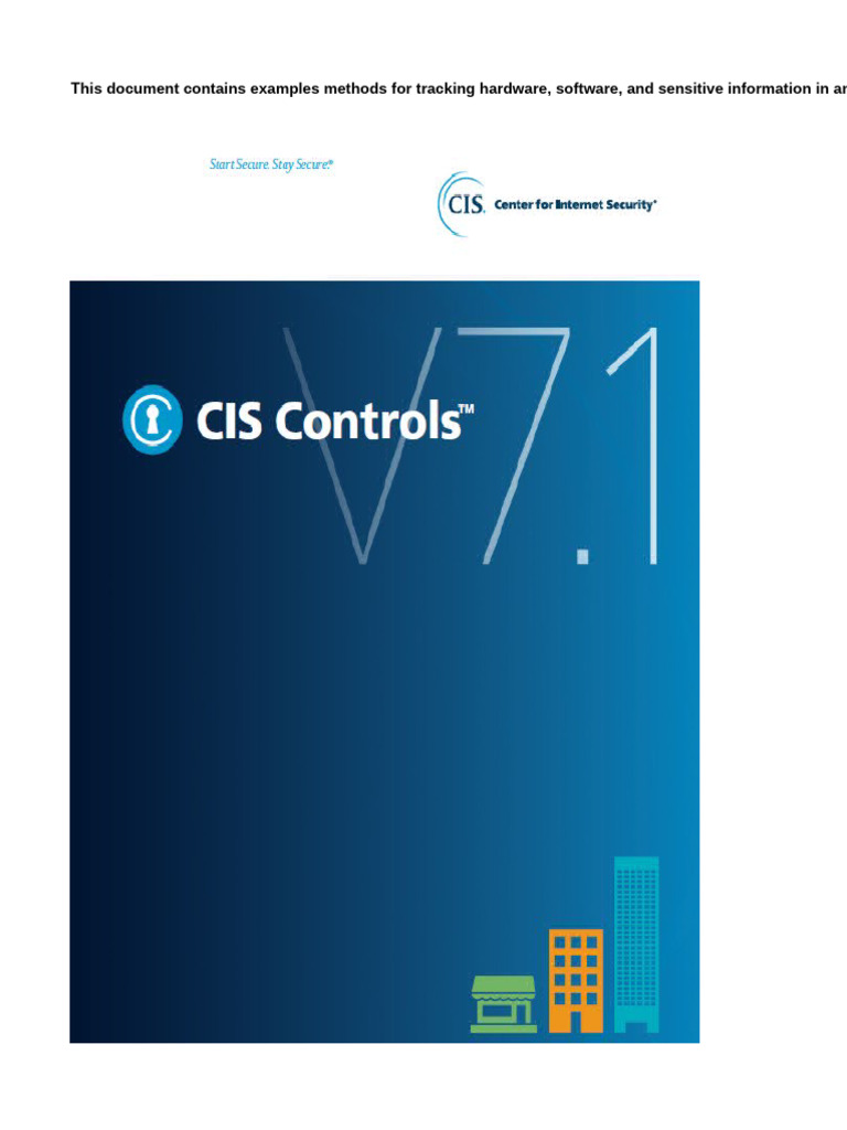CIS Hardware and Software Asset Tracking Spreadsheet | PDF