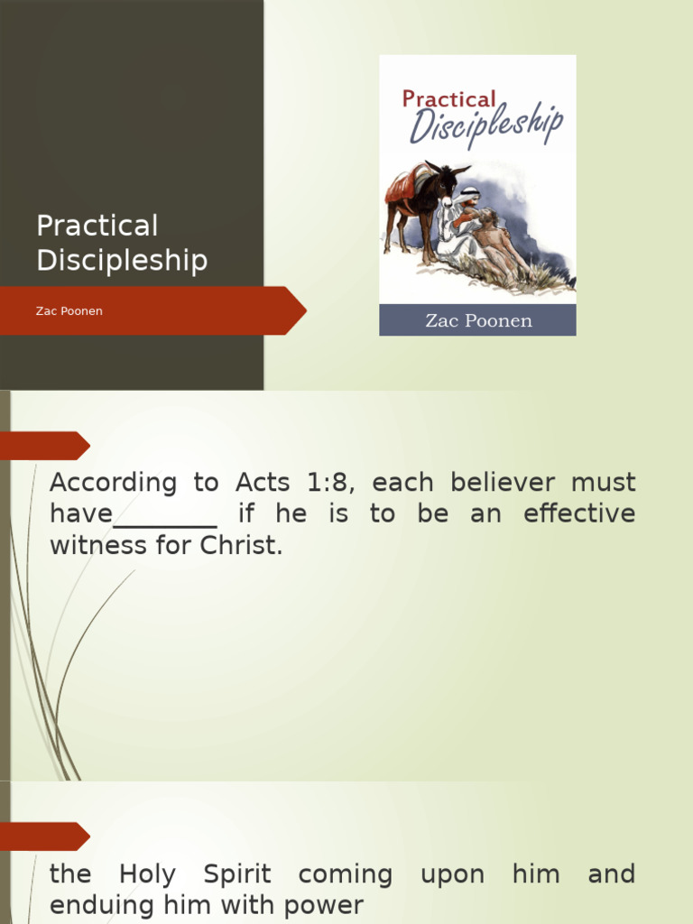Practical Discipleship - Ch1 | PDF
