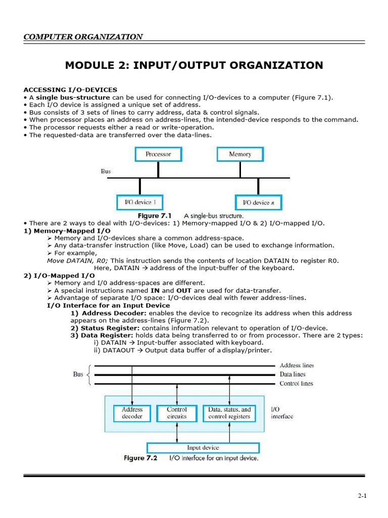 M4 DDCO Notes Updated (2) New | PDF | Cpu Cache | Input/Output