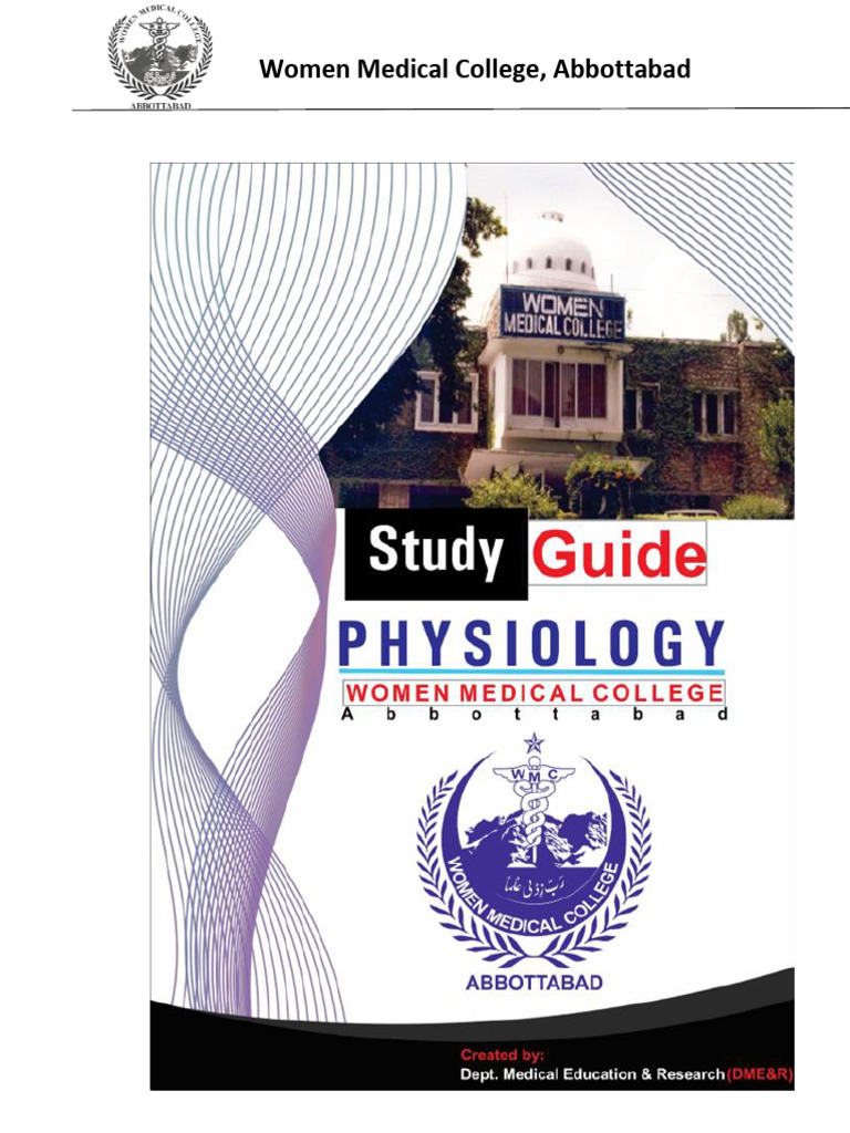 Physiology Study Guide WMC Abbottabad | PDF | Muscle Contraction | Immune System