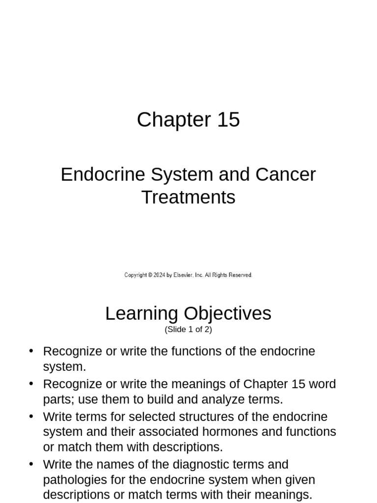 BIOL 100 10th Ed CH 15 | PDF | Endocrine System | Human Anatomy