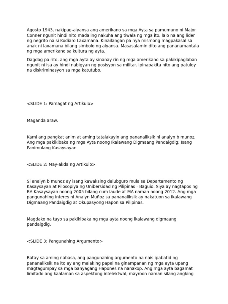 KAS 1 - Presentation | PDF