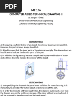 Understanding Sectional Views in Technical Drawing | PDF | Technical ...