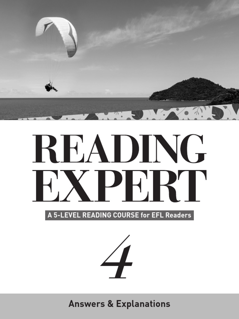 Reading Expert 4 정답 | PDF