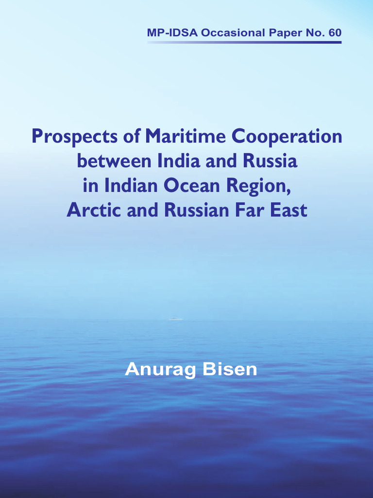 Op 60 Maritime Cooperation Between India and Russia | PDF