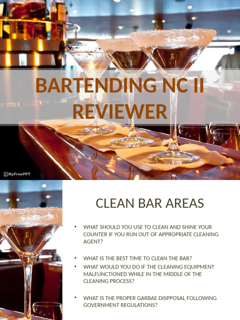 Bartending Ncii Reviewer | PDF