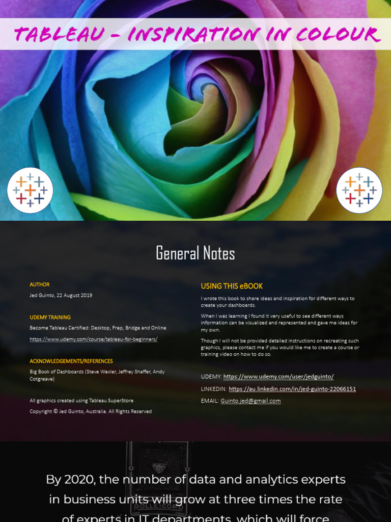 Tableau - Inspiration in Colour | PDF | Computing