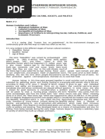 Lesson 12A Significance of Human Material Remains and Artifactual ...