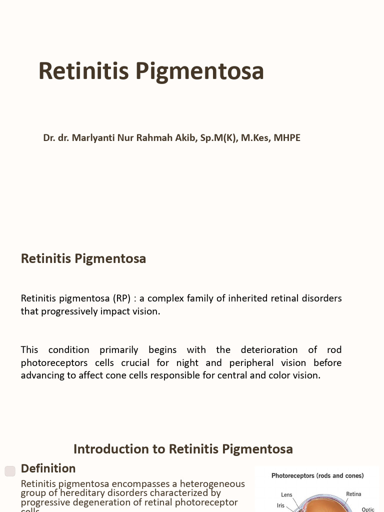 Buta Senja - Retinitis Pigmentosa | PDF | Retina | Visual Acuity