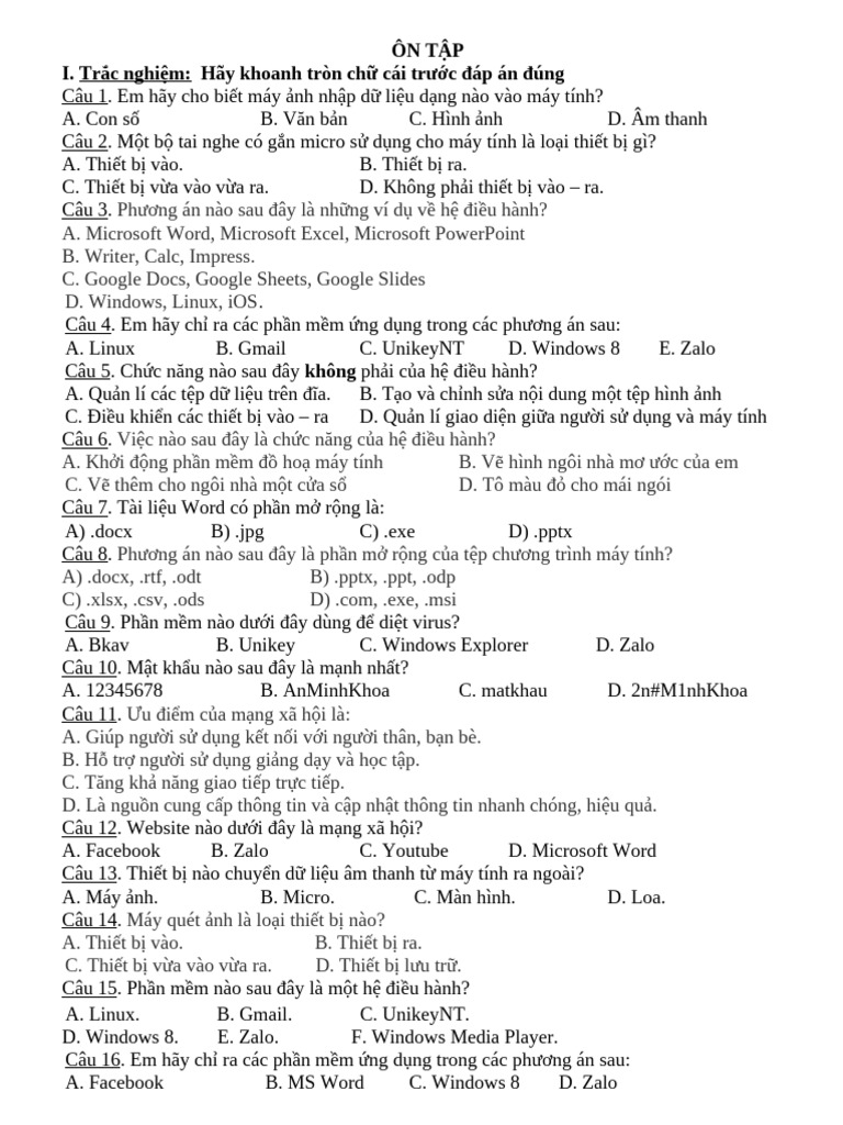 Basic Information Technology Theory | PDF