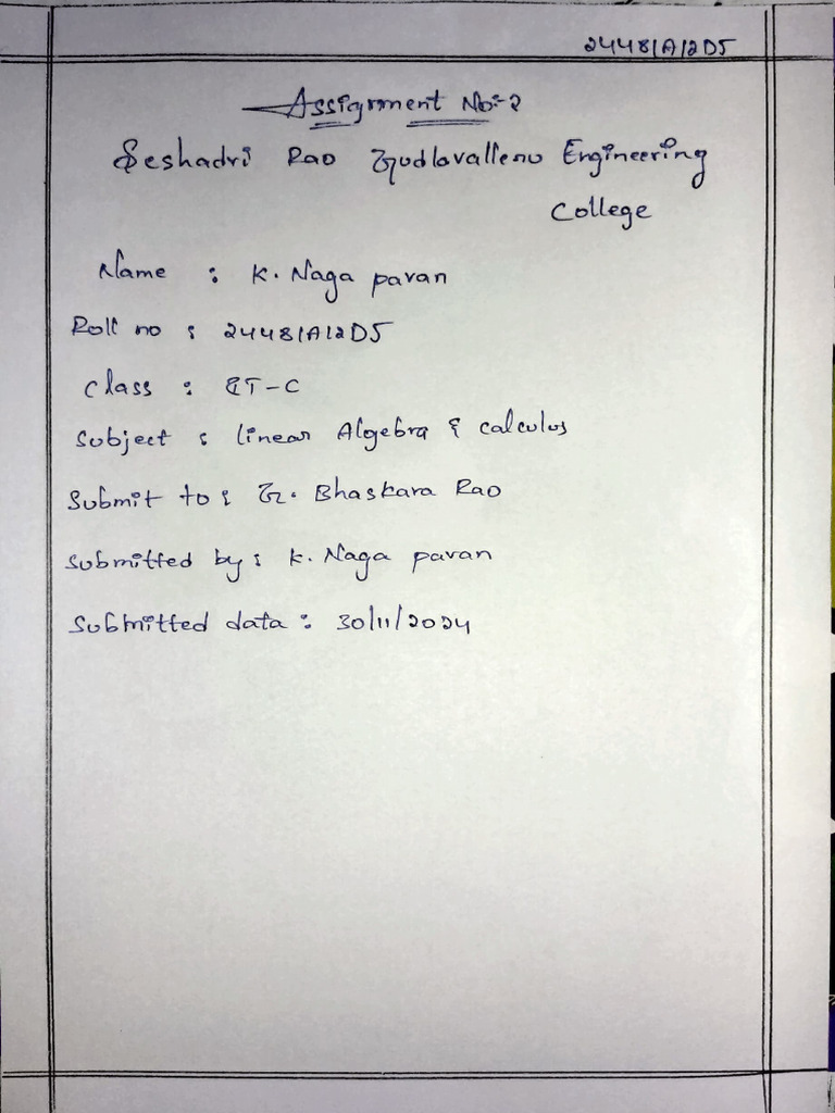 Maths Assignment 2 | PDF