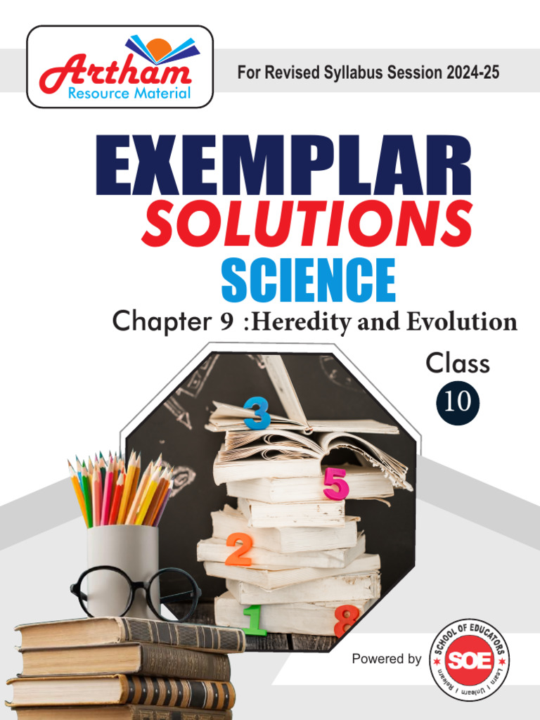 Class X Science Exampler Solution Chapter 9 - Heredity and Evolution | PDF | Genetics | Evolution