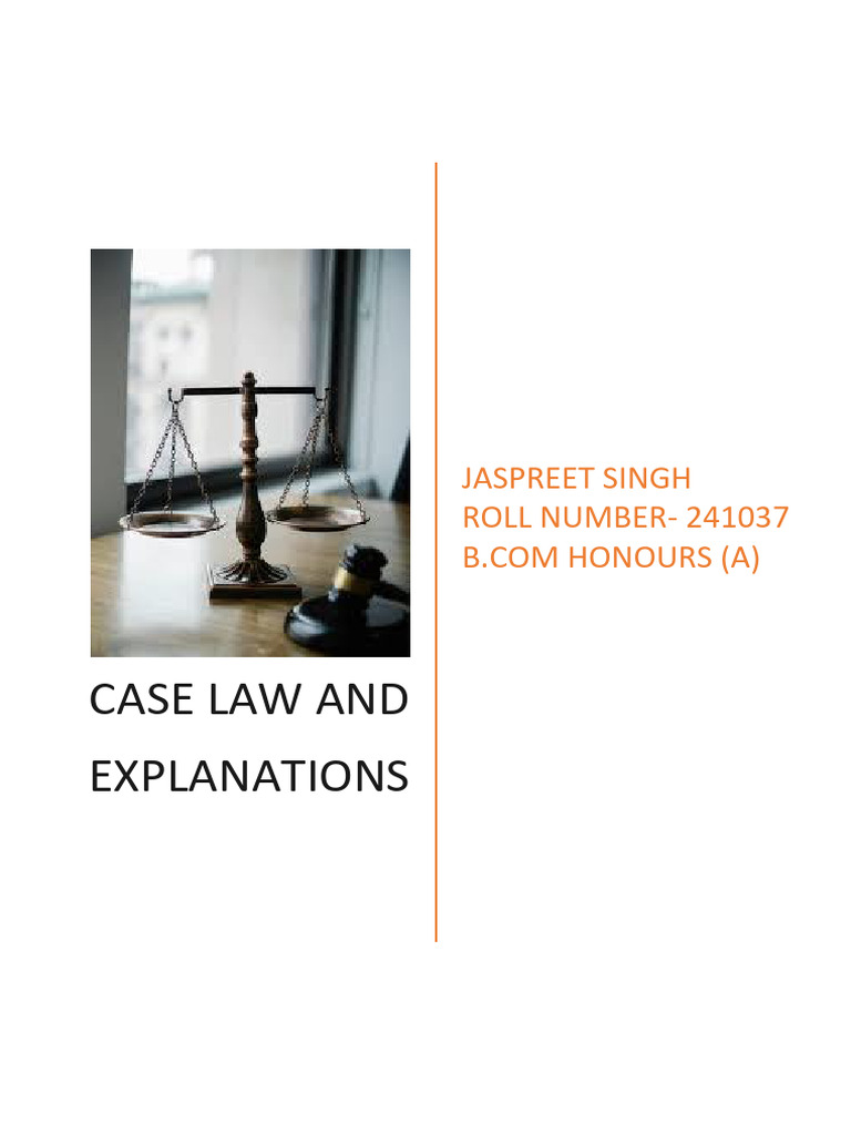 Minors in Contracts: Mohori Bibee Case | PDF | Offer And Acceptance ...
