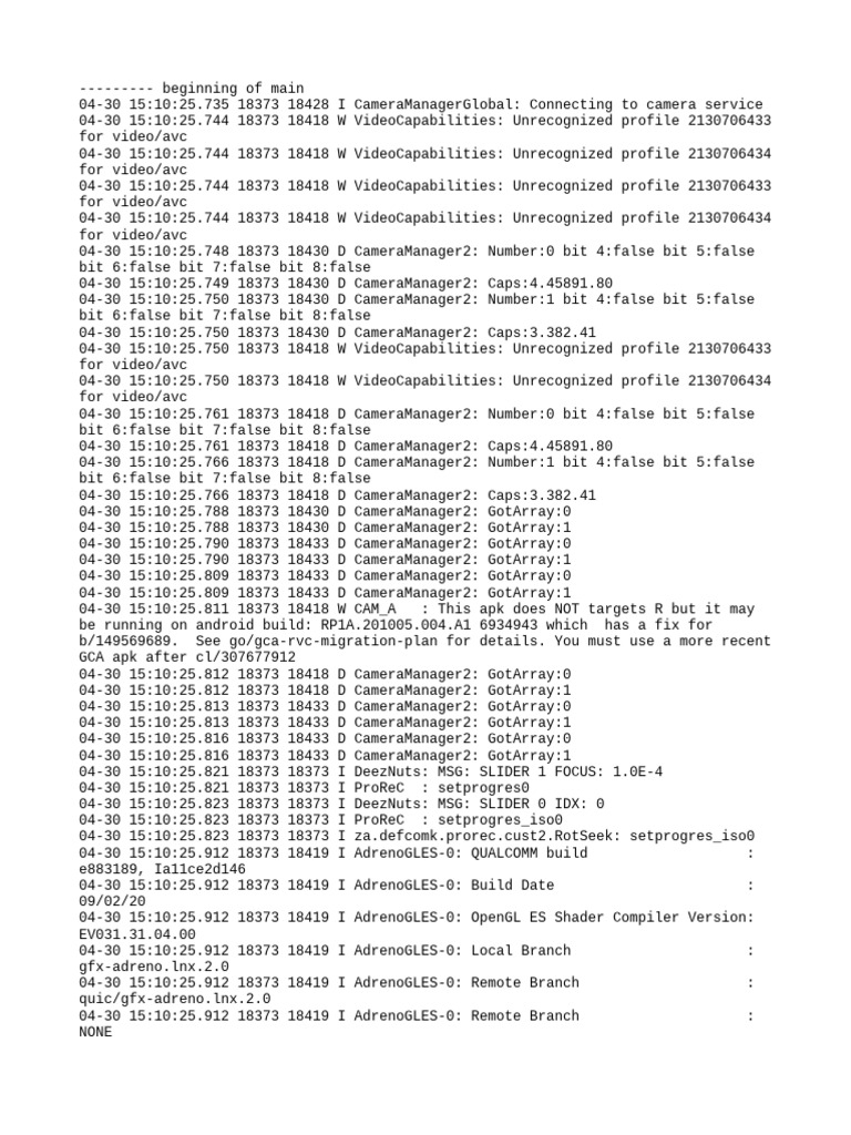 Log Cat 1714479025687 | PDF | Image Stabilization | Java Virtual Machine