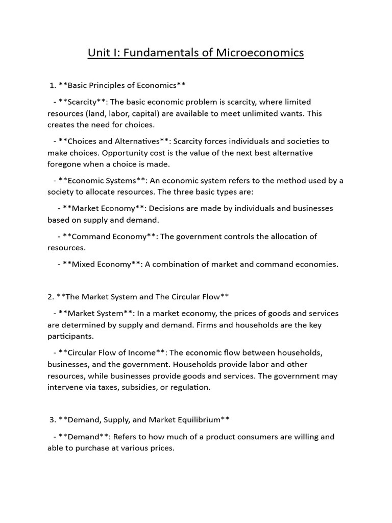 Essentials of Economics Notes | PDF | Demand | Economics