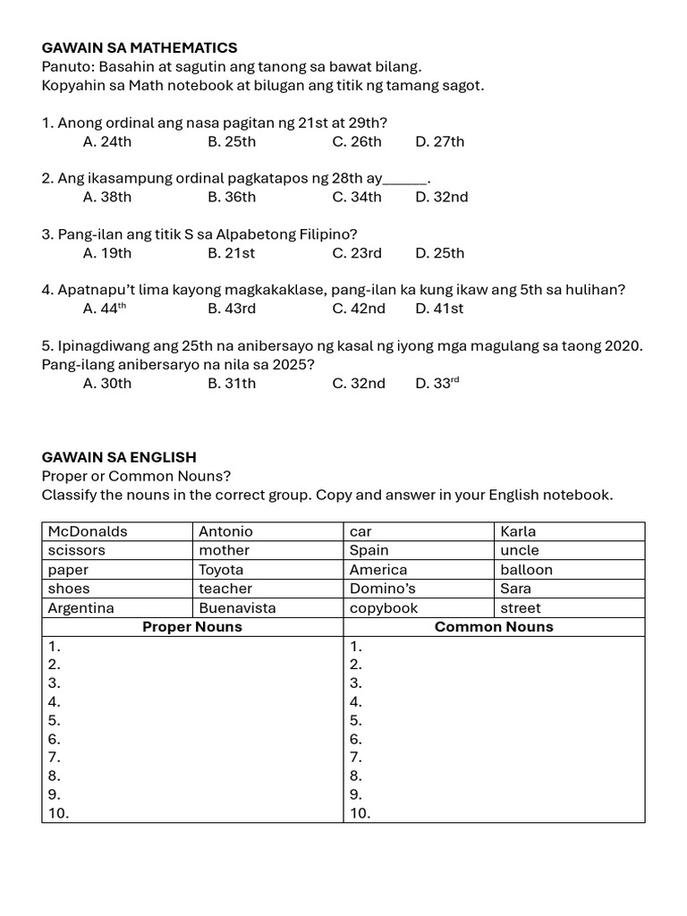 8 19 24 Activities No Classes Due To Taal V Smog | PDF