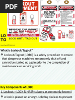 LOTO Checklist | PDF | Workplace | Working Conditions