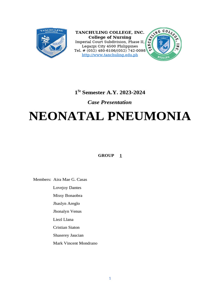 CASE-PRESENTATION-FINAL-COPY-1 Inc | PDF | Pneumonia | Physical Examination