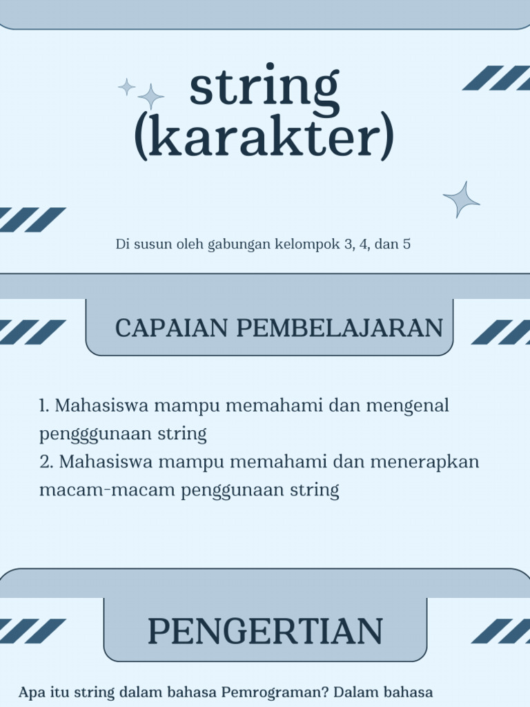 String (Karakter) | PDF