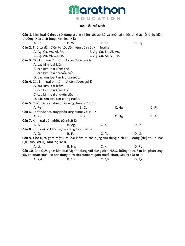 Tuan1 Buoi1 Baitapvenha | PDF