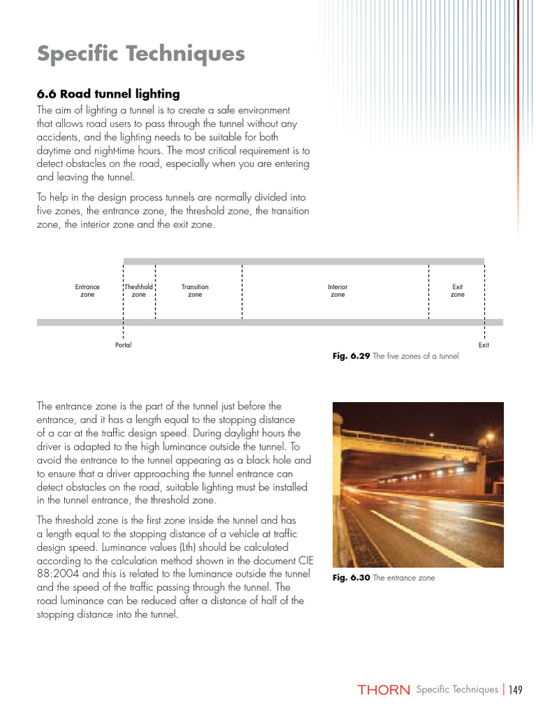 Handbook-Tunnel | PDF | Lighting | Optics