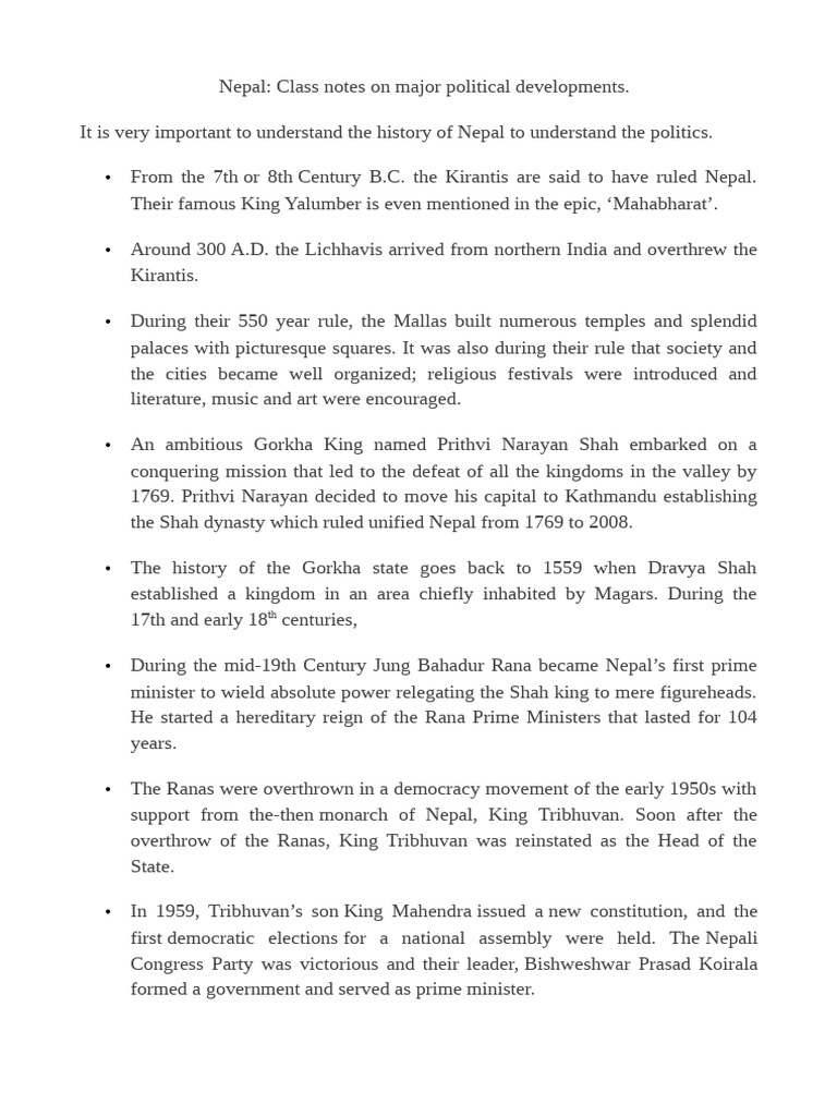 Ardhendu-BA-I-Nepal | PDF | Nepal