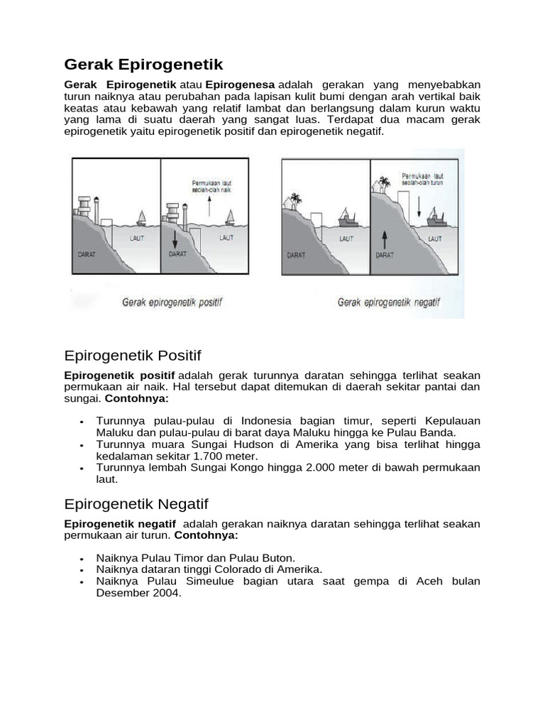Gerak Epirogenetik | PDF