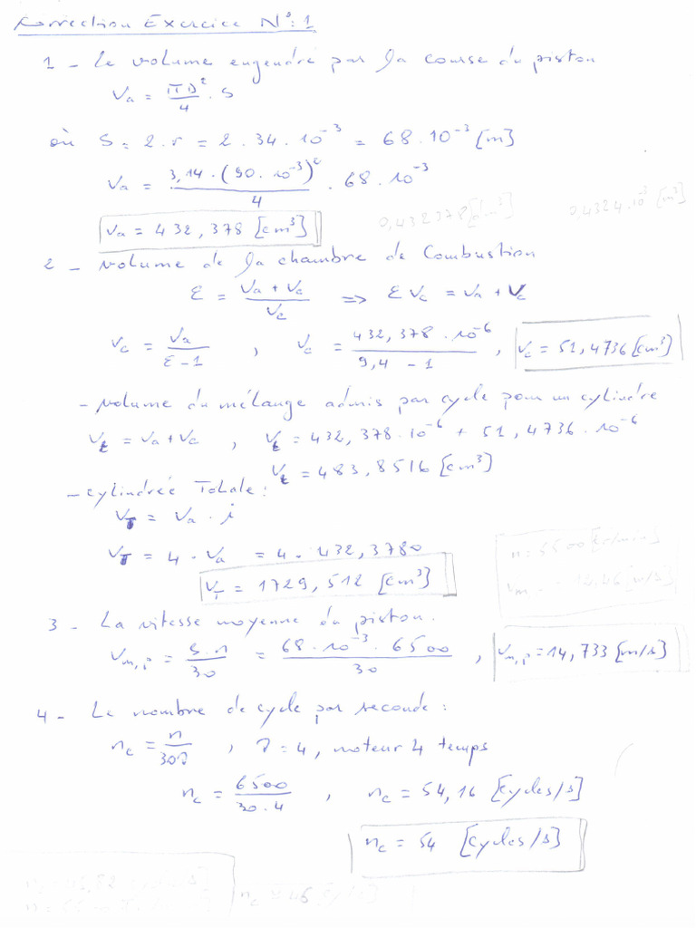 Correction Td 1 Et Td2 Exercices | PDF
